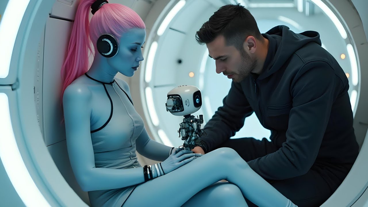 The Human Engineer Builds a Robot That Attracts the Interest of an ...