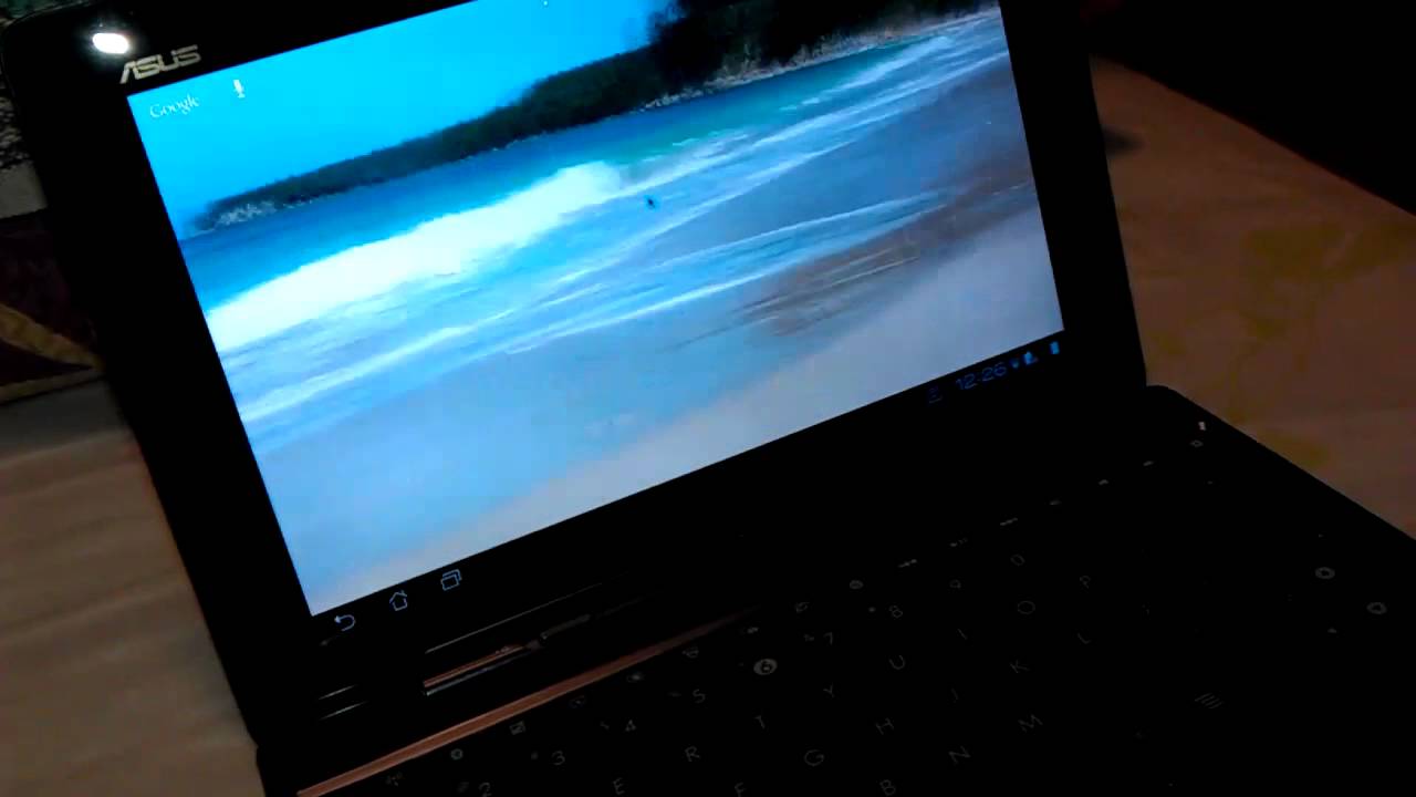 Asus TFP - Multi Touch Pad Side Scroll Function.. - YouTube