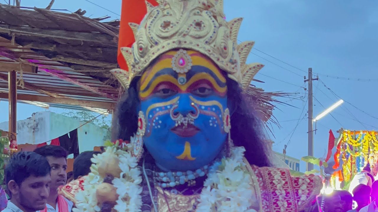 Basava Raju Veeragaase….#badrakali #veeragase #folk #culture - YouTube