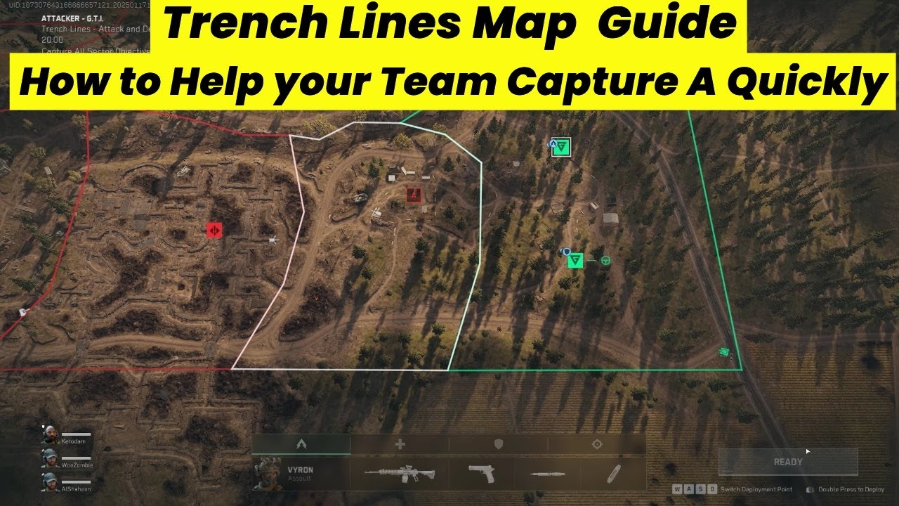 Delta Force: How to take Sector A Quickly in Trench Lines (Map Strategy ...