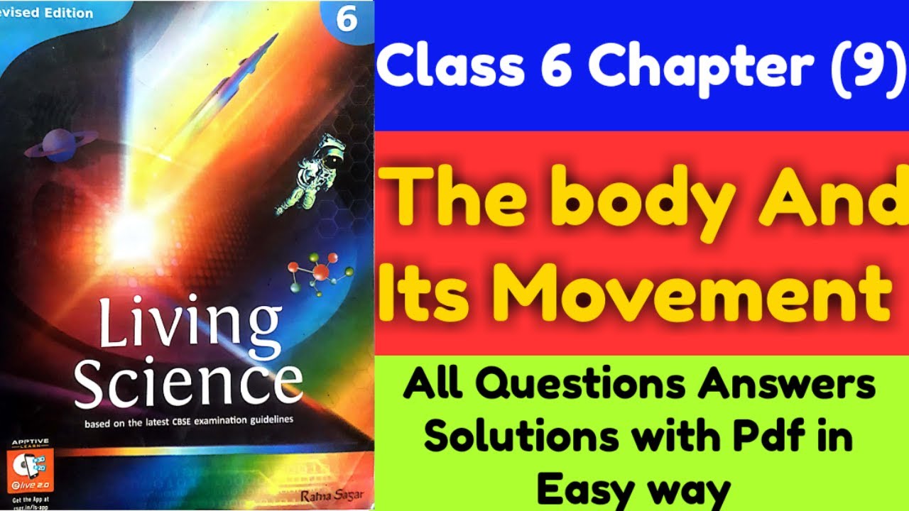 Class 6 living Science chapter 9 The body and its Movement | All ...