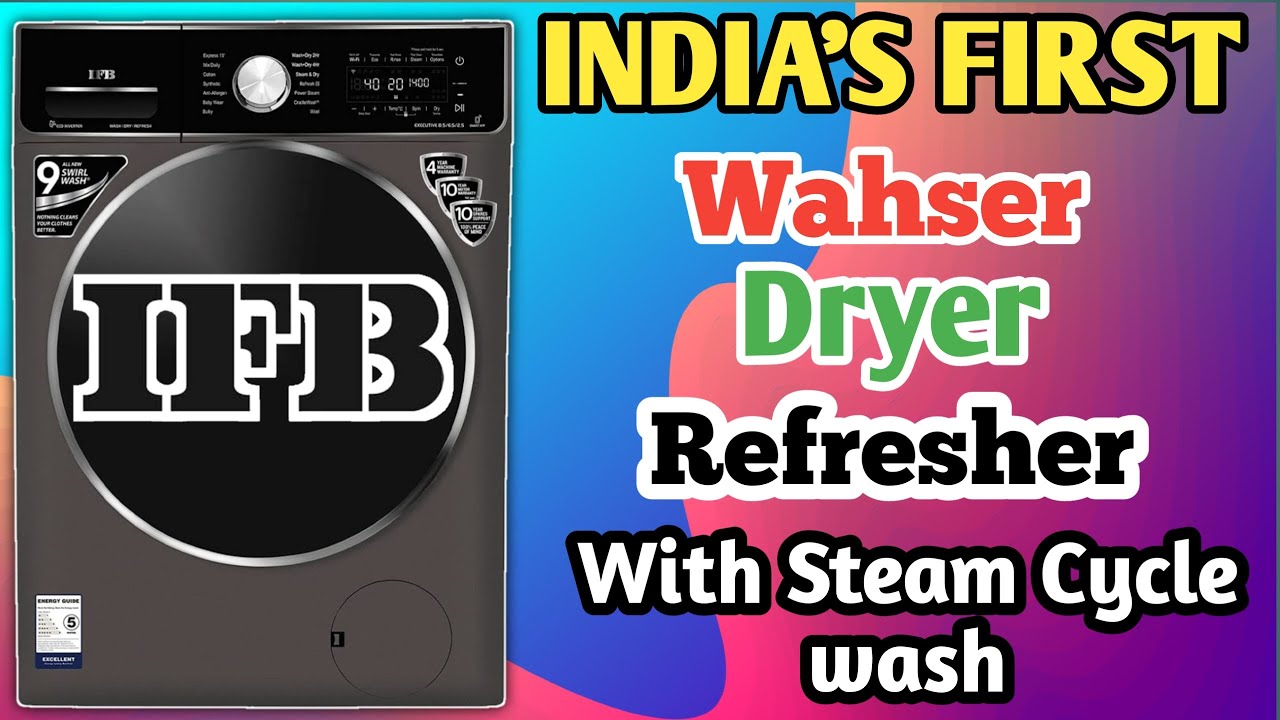 IFB Laundry Magic 3-In-1 Washer Dryer Refresher Front Load Washing ...