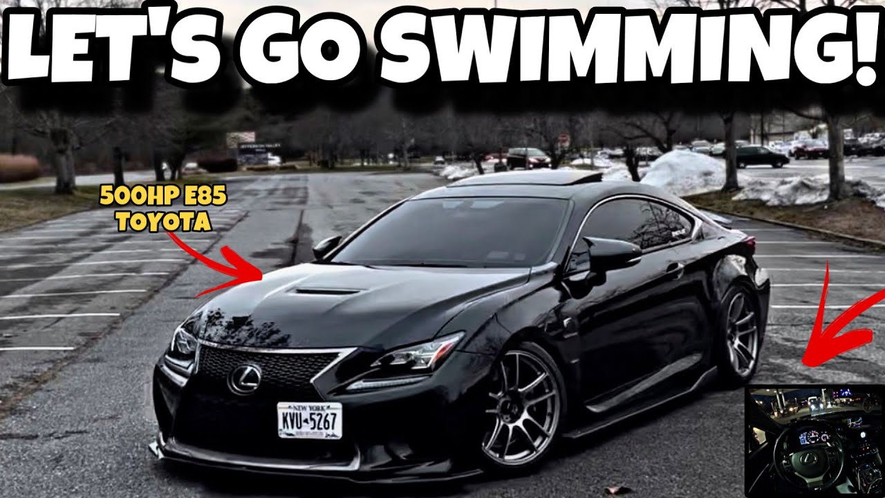 CHASING THE HOMIES IN MY SUPER LOUD E85 500HP FBO & TUNE LEXUS RCF ...