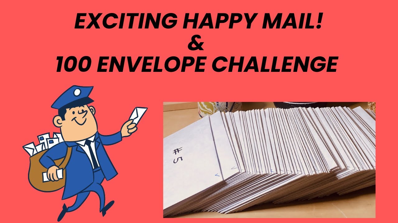 Exciting Happy Mail!! 👀 🔥🥰| 100 Envelope Challenge Stuffing! 💰 - YouTube