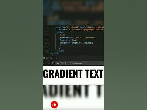 Gradient Text in css | Photo inside text | How to add photo in text html css #developer_ajay # ...