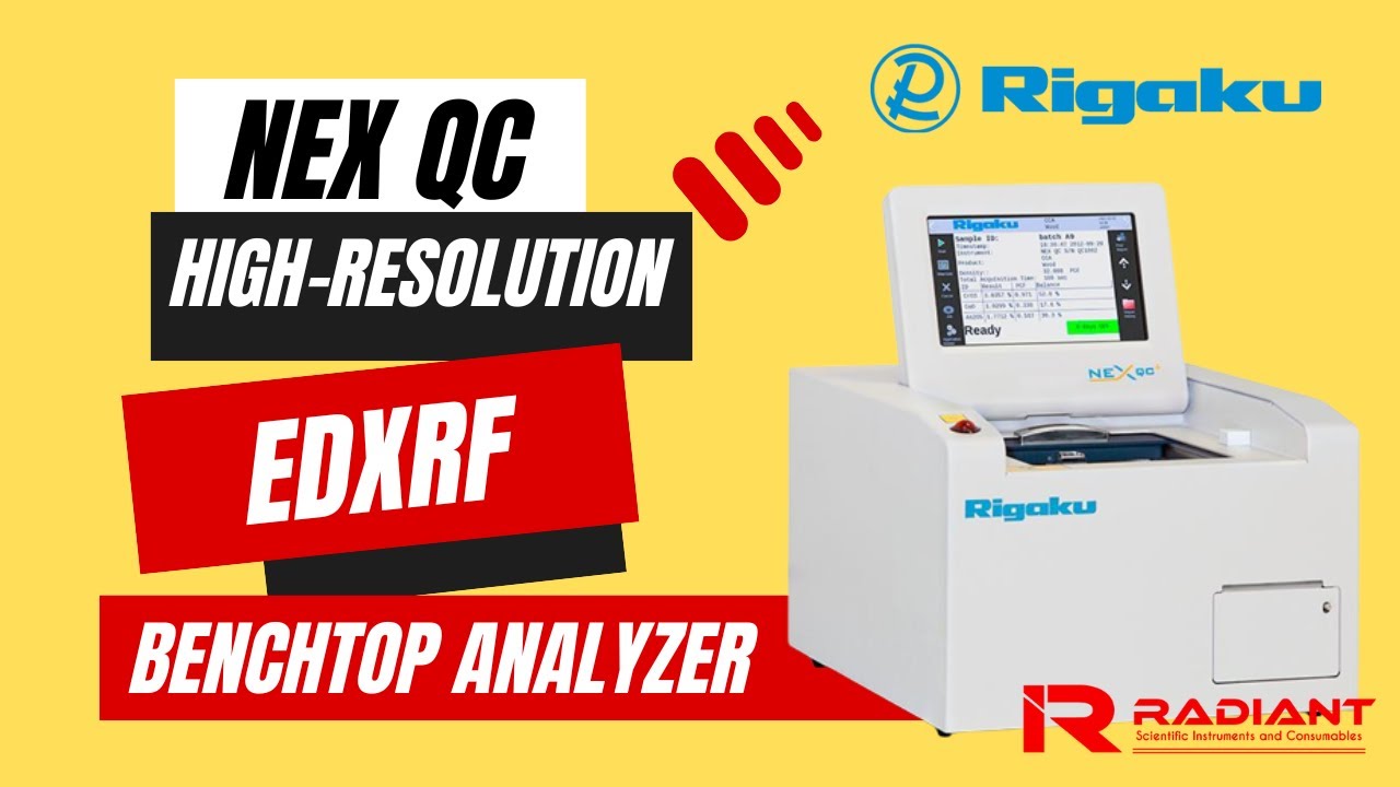 Rigaku NEX QC SERIES of Benchtop EDXRF Analyzers - YouTube