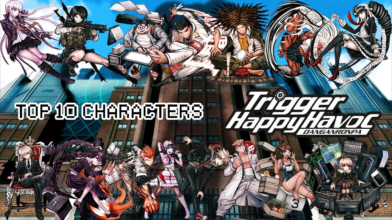 Top 10 Danganronpa: Trigger Happy Havoc Characters - YouTube