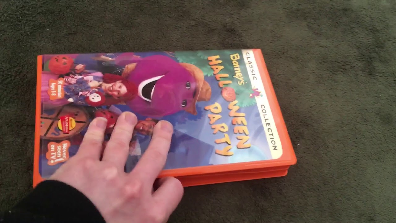 Barney’s Halloween Party VHS Review - YouTube
