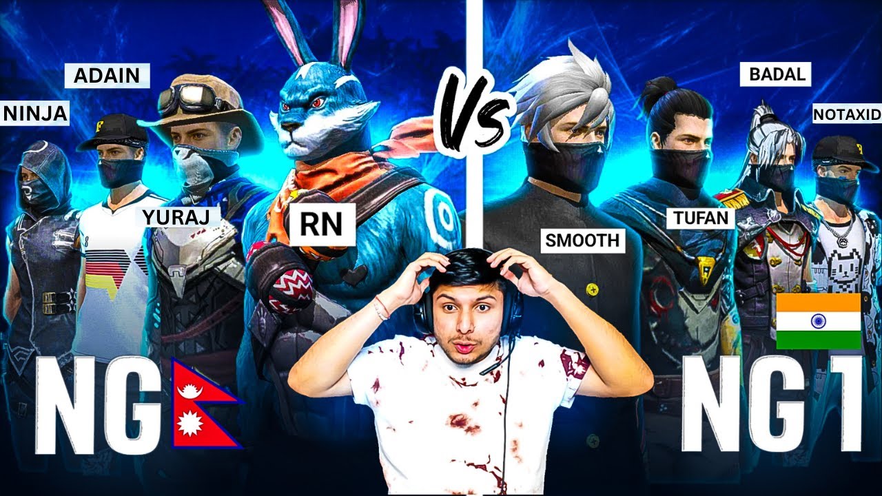 NG main Squad🇮🇳 Vs NG NEPAL🇳🇵| BEST 4V4 EVER😱👀| - YouTube