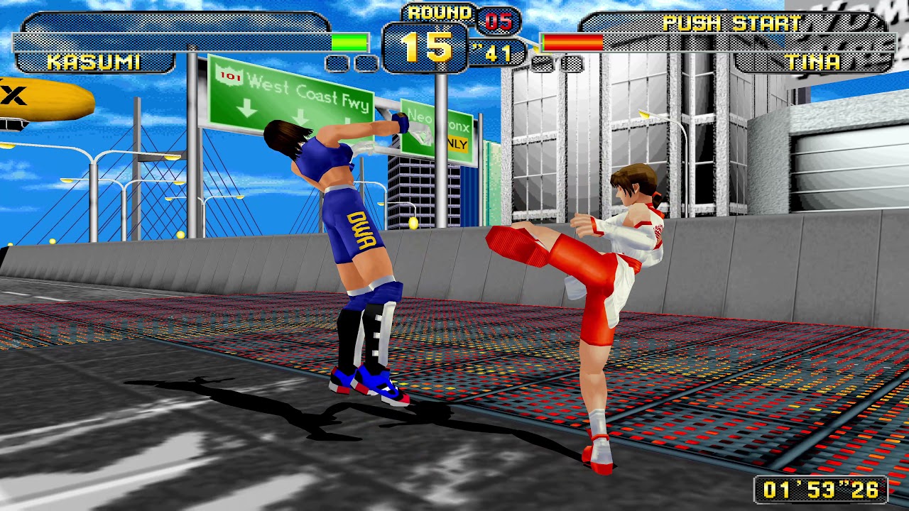 Dead Or Alive 1 4k 60fps Arcade (Sega Model 2 emulator) Arcade ...