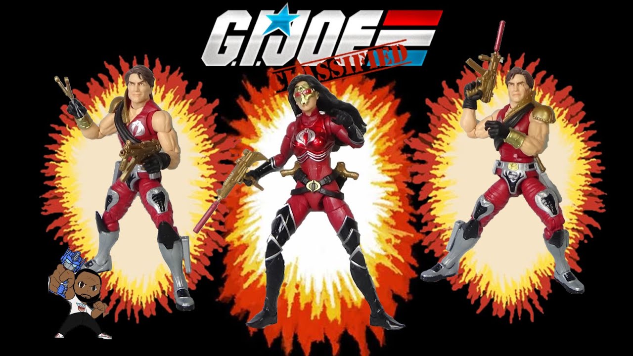 G.I. Joe Classified Crimson Strike Team Toy Review - YouTube