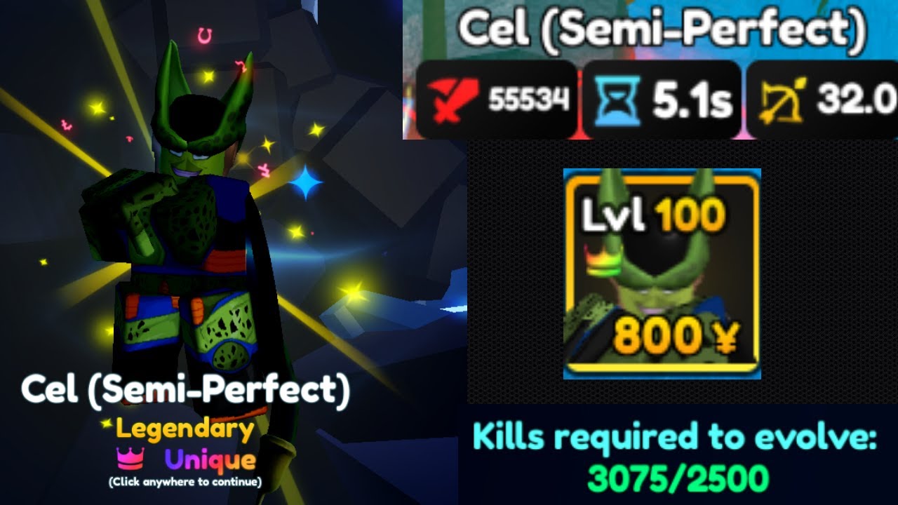Level 100 UNIQUE Cell ( Semi - Perfect ) - YouTube