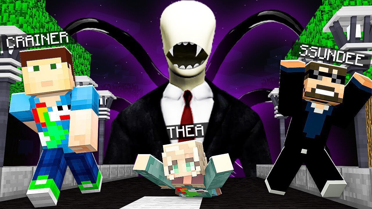 HIDE AND SEEK with *SLENDER MAN*! *NEW* MURDER RUN! (Minecraft) - YouTube