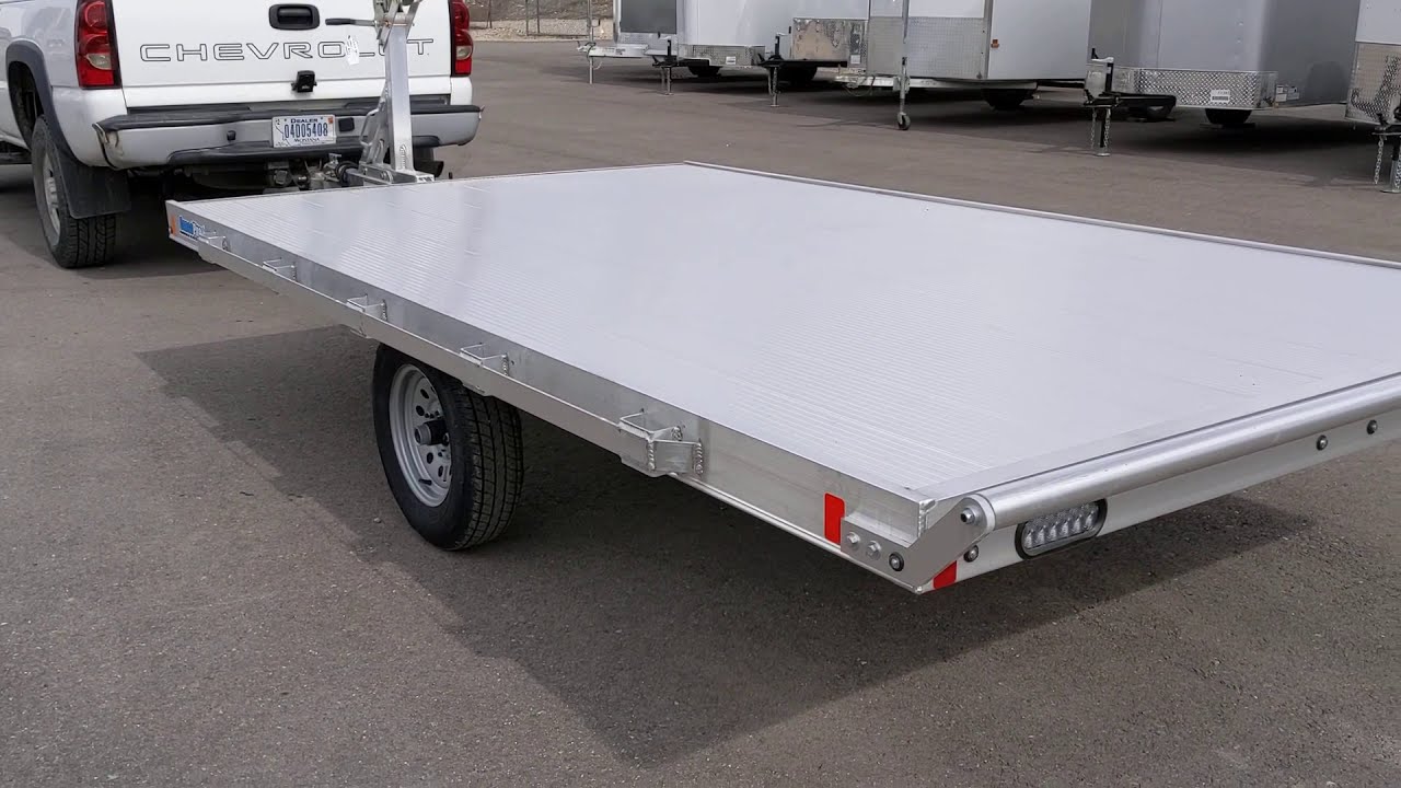 Montana Made Aluminum Raft Trailer For Sale - YouTube
