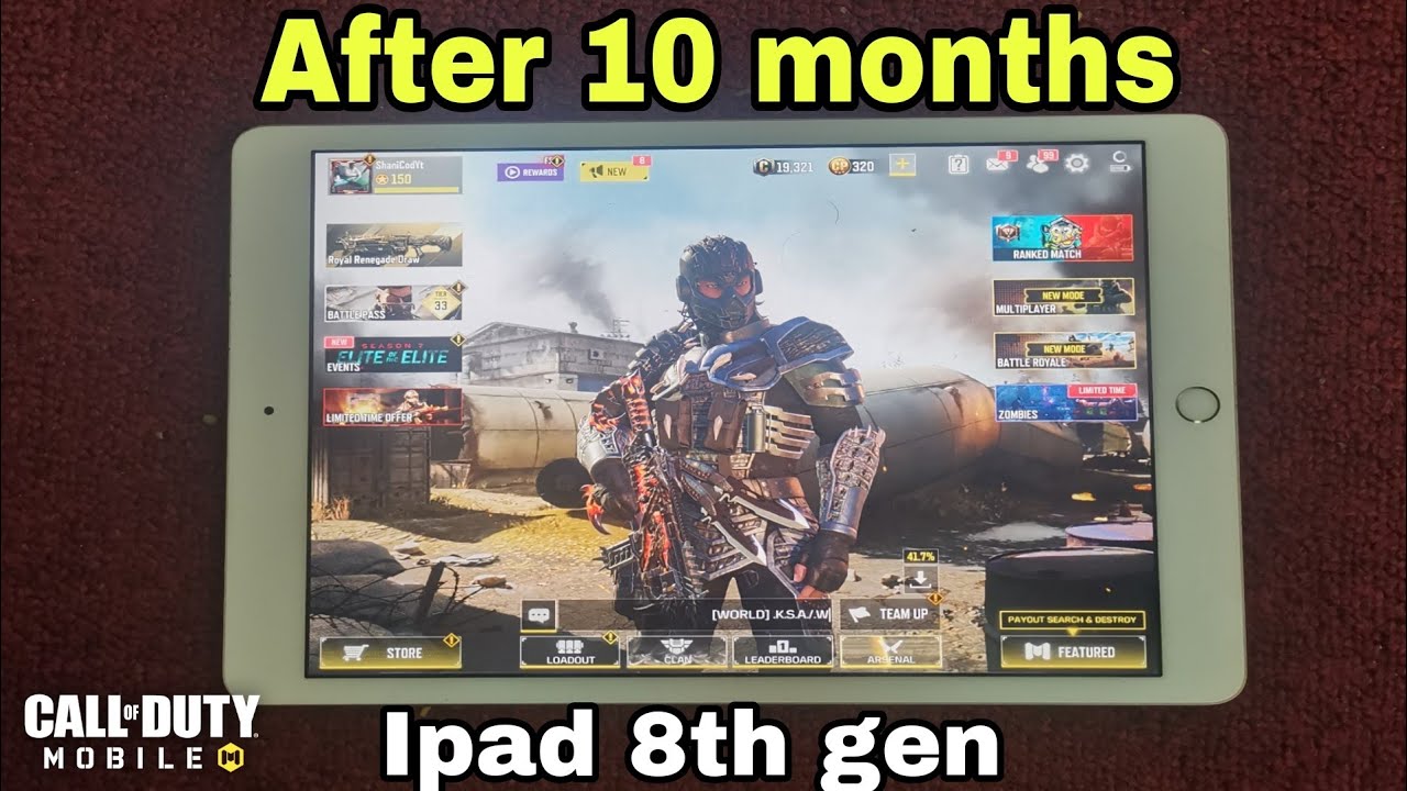 ipad 8th gen | after 10 months test | solo sqaud Call Of Duty Mobile ...
