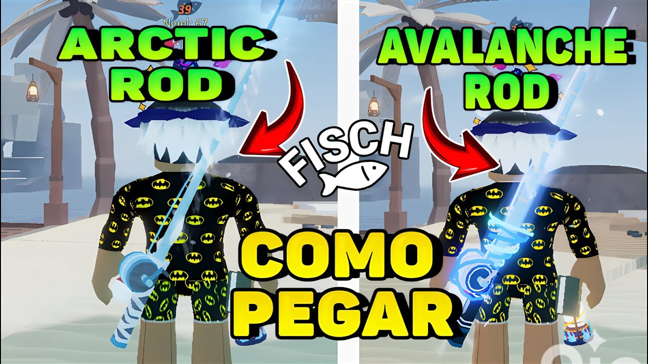 COMO PEGAR A AVALANCHE ROD E COMO PEGAR A ARCTIC ROD NO FISCH - ATÉ ...