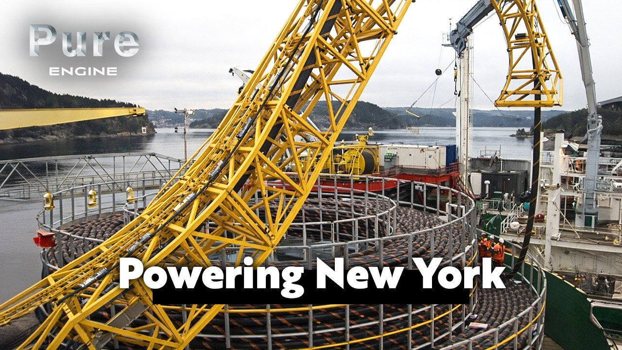 The World’s Largest Cable Ship: Laying 7,000 Tons of Power Lines - YouTube