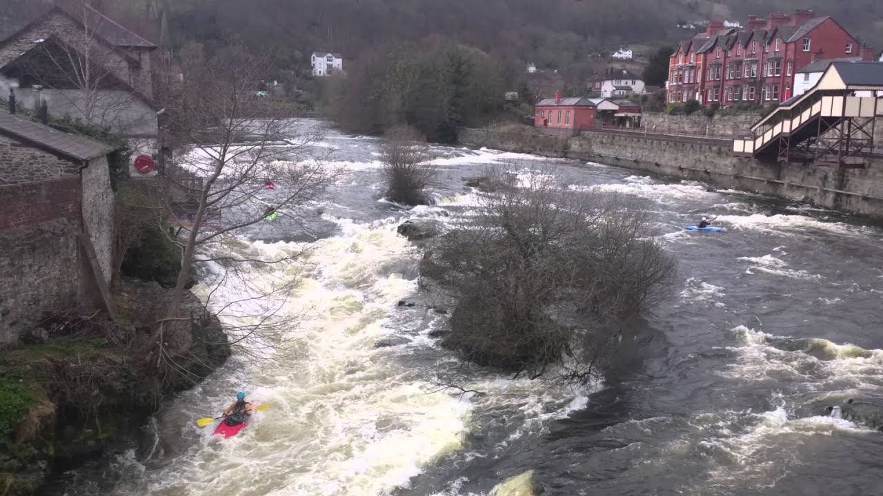River Dee town falls - YouTube