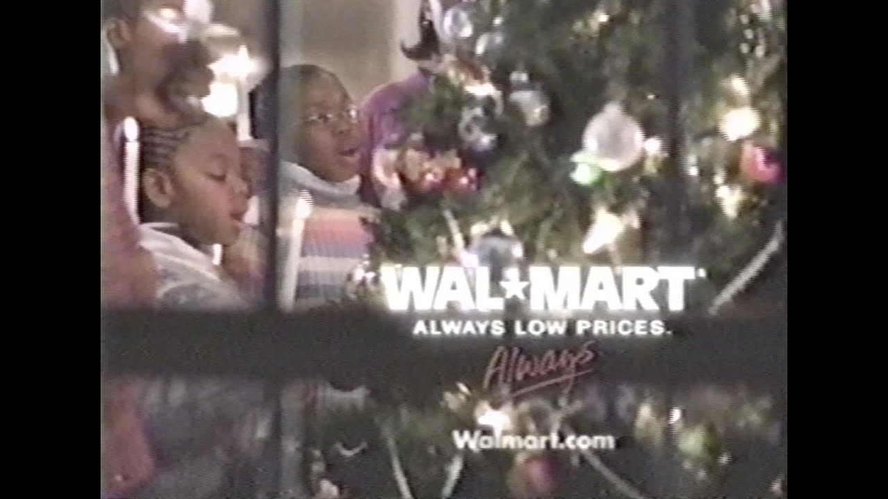 Walmart holiday shopping commercial 2002 - YouTube