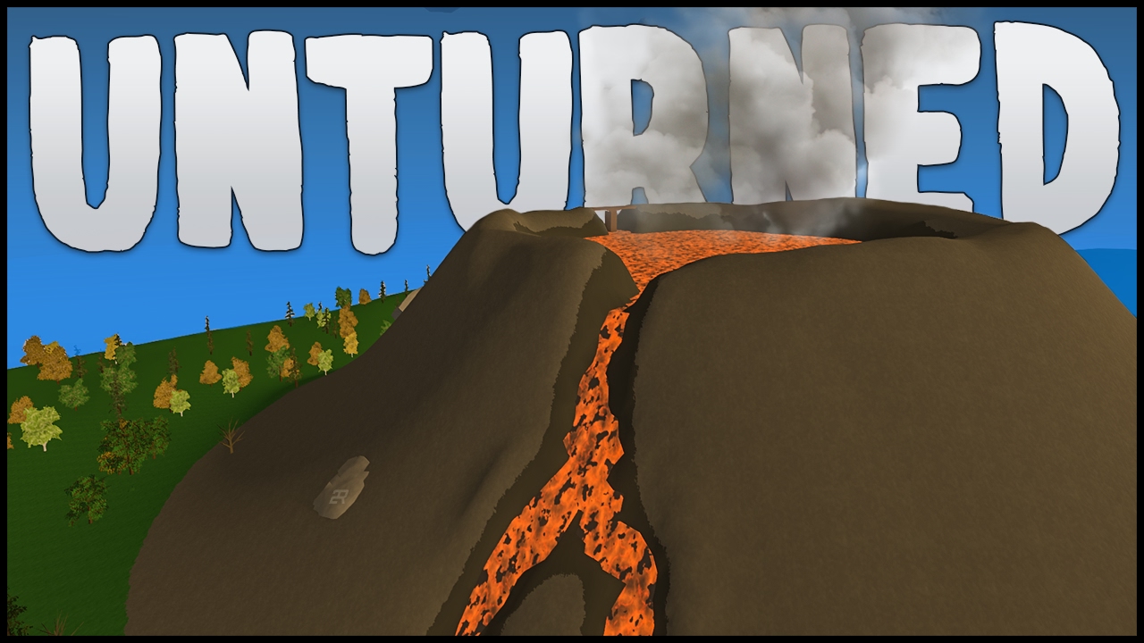 HUGE VOLCANO BASE! (Unturned Building) - YouTube