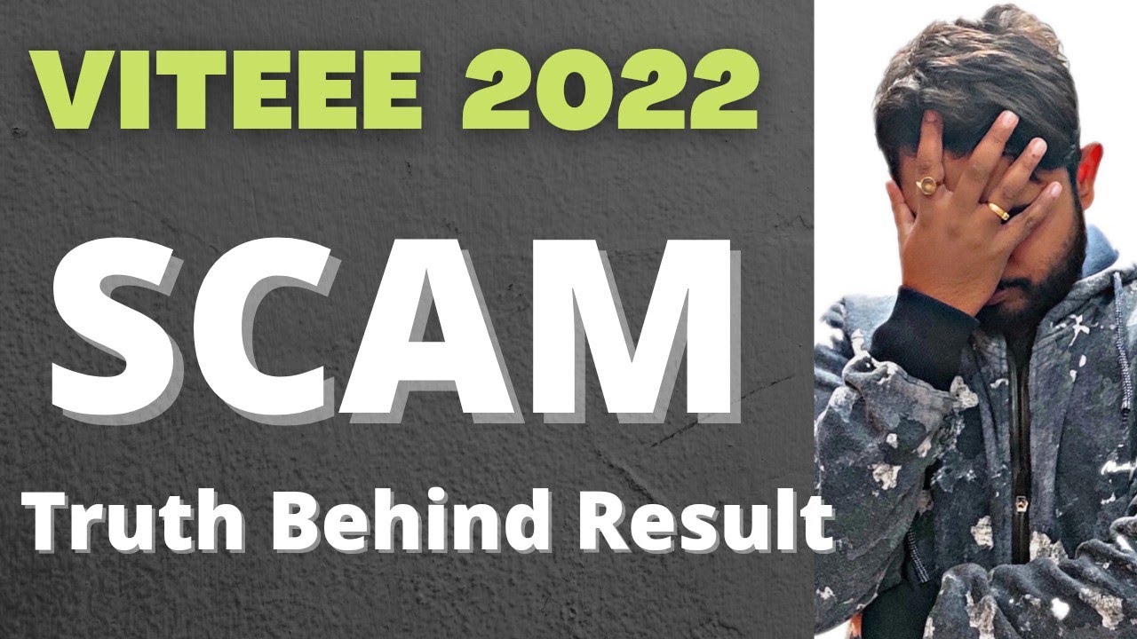 VITEEE 2022 result|| VIT Result scam | viteee 2022 fake result|| VITEEE ...