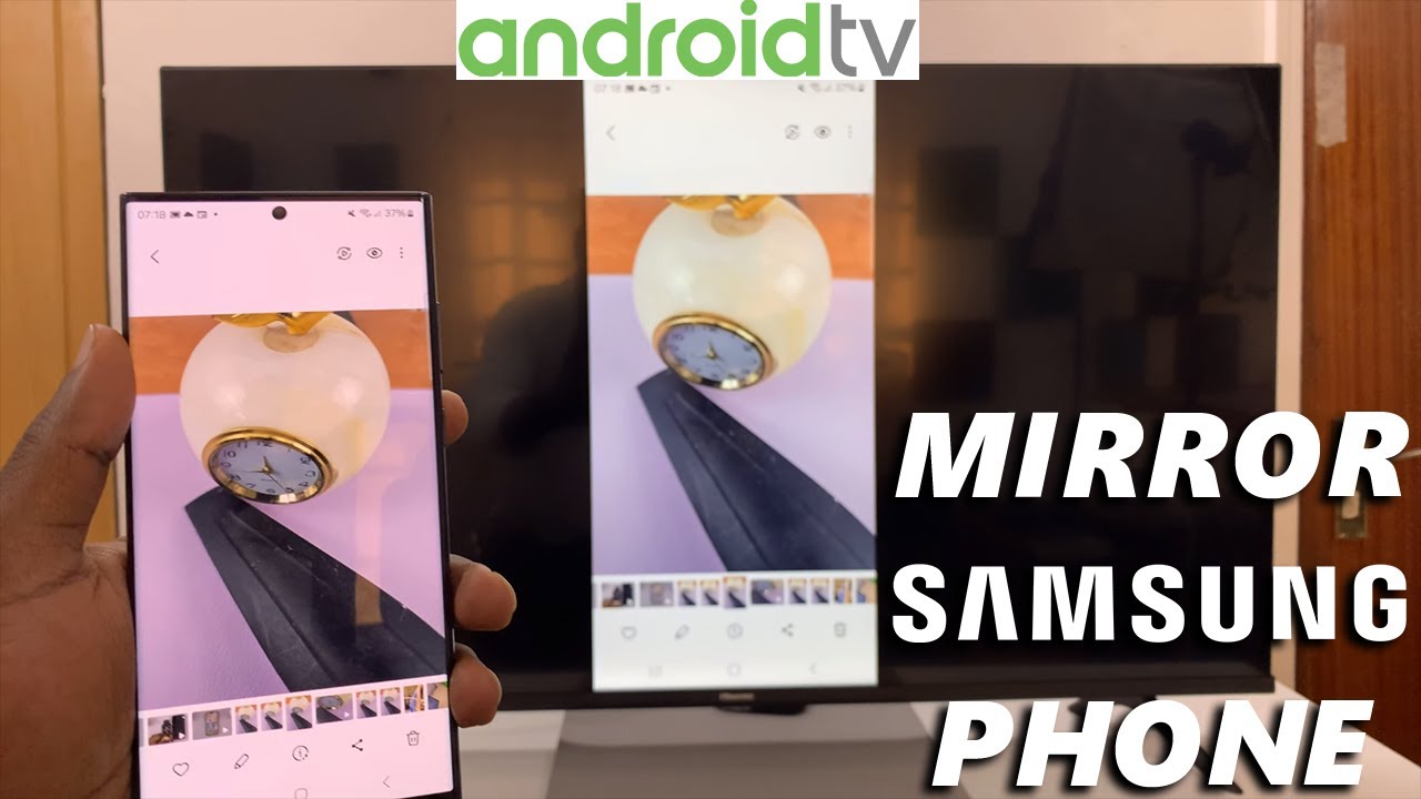 How To Screen Mirror Samsung Phone To Android TV - YouTube