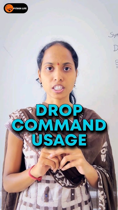 Drop Command in SQL Telugu - YouTube