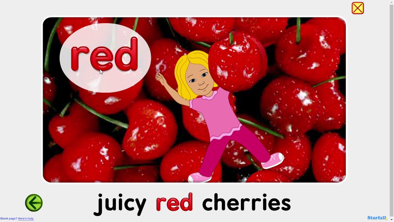 Color_Red Starfall - YouTube