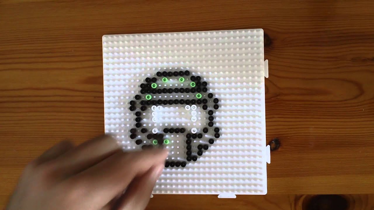 Master Chief Helm Perler Bead Tutorial - YouTube