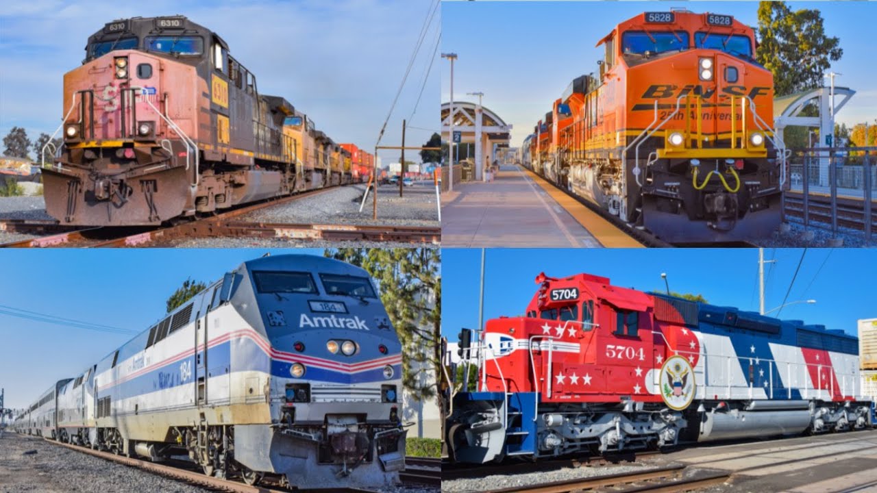 Ultimate Southern California Trains Highlights! Featuring Heritage ...