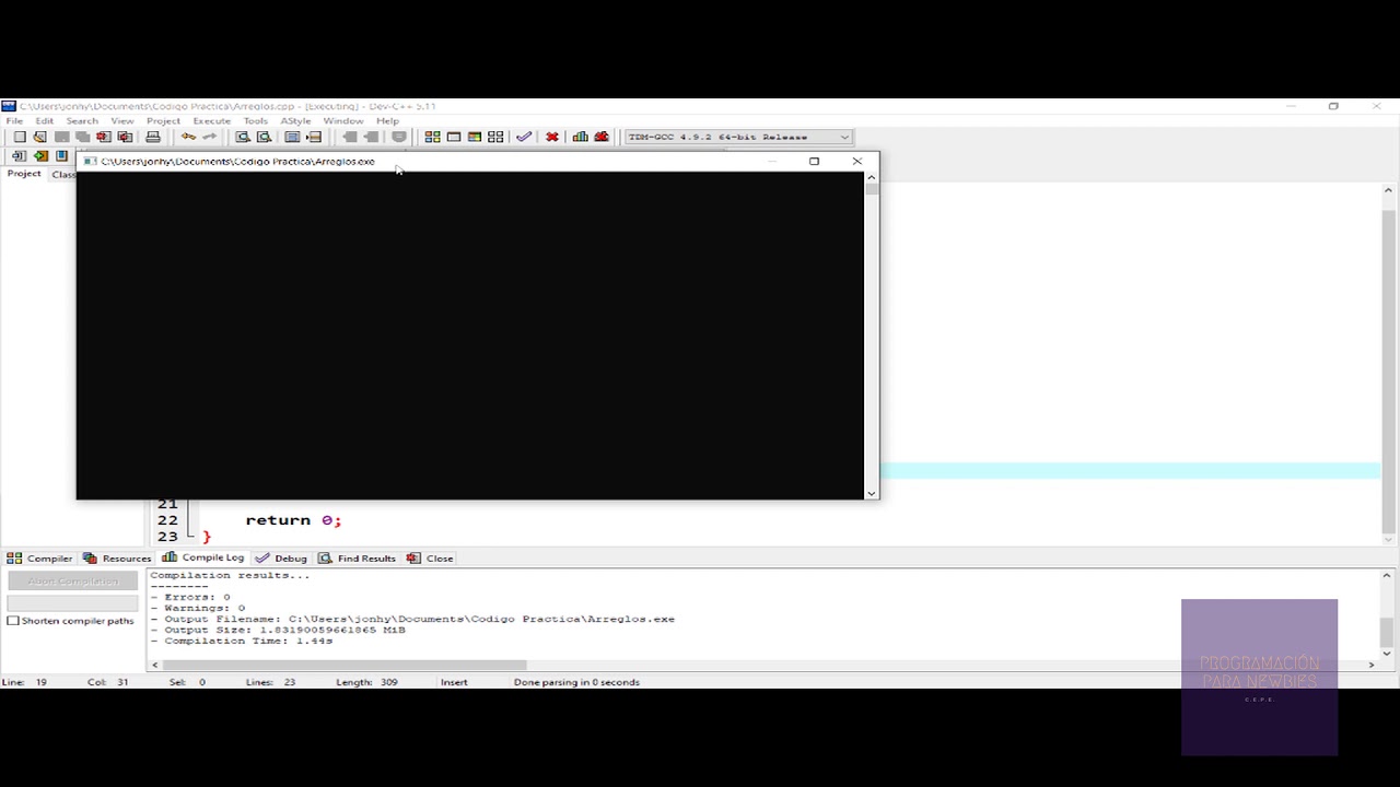 Arreglos estáticos y dinámicos - YouTube