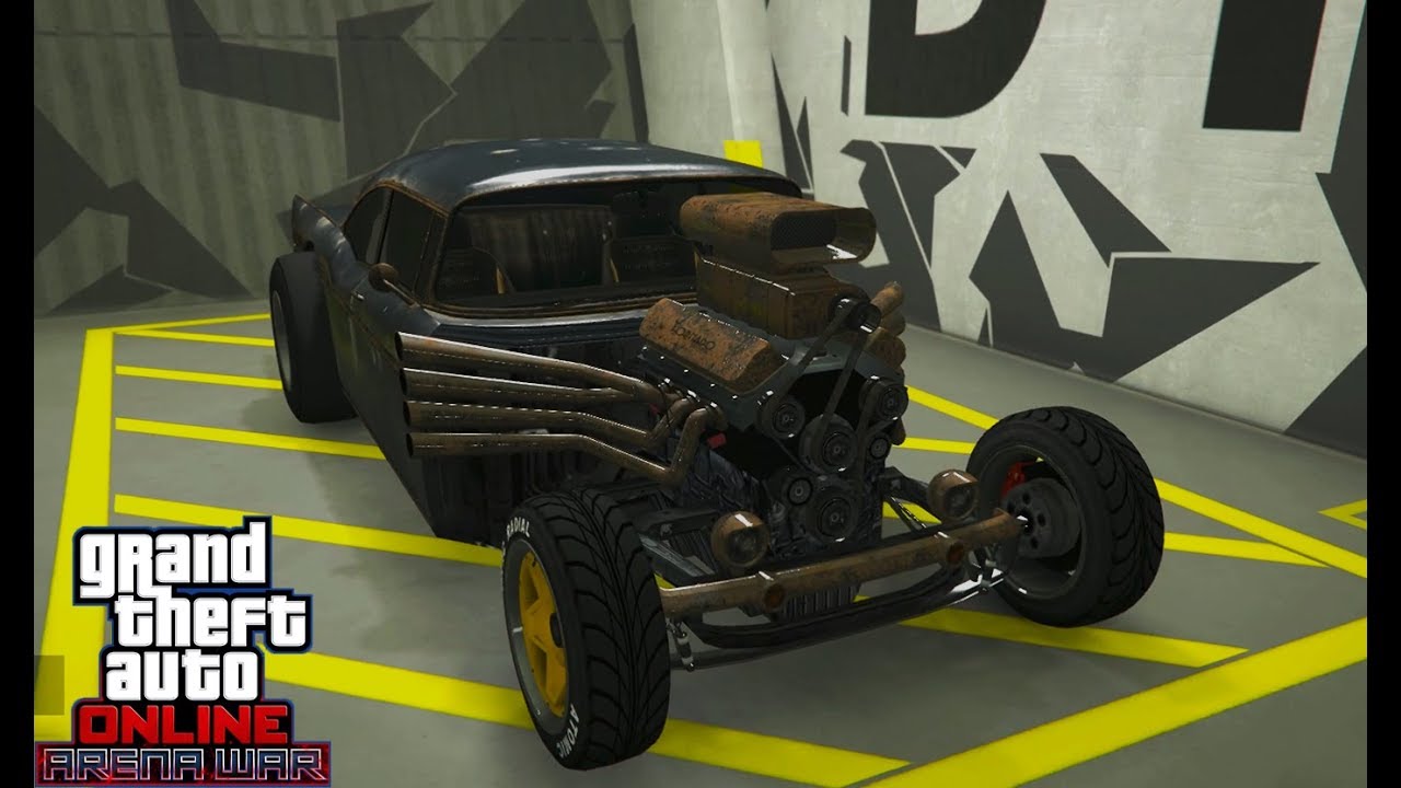 BEAST HOT ROD - RAT ROD GTA 5 ONLINE GAMEPLAY 4K DECLASSE TORNADO - YouTube