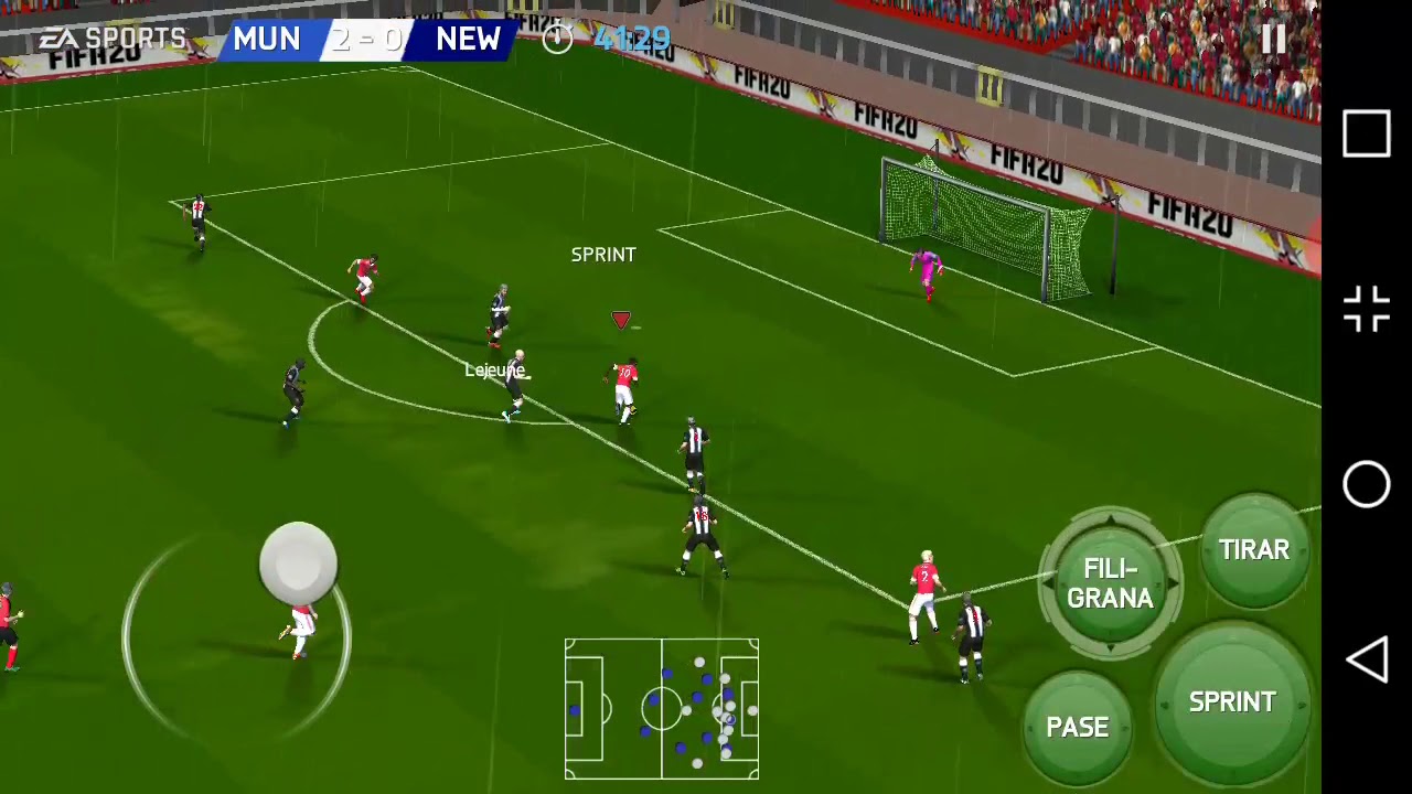Gameplay de fifa 2020 para android - YouTube