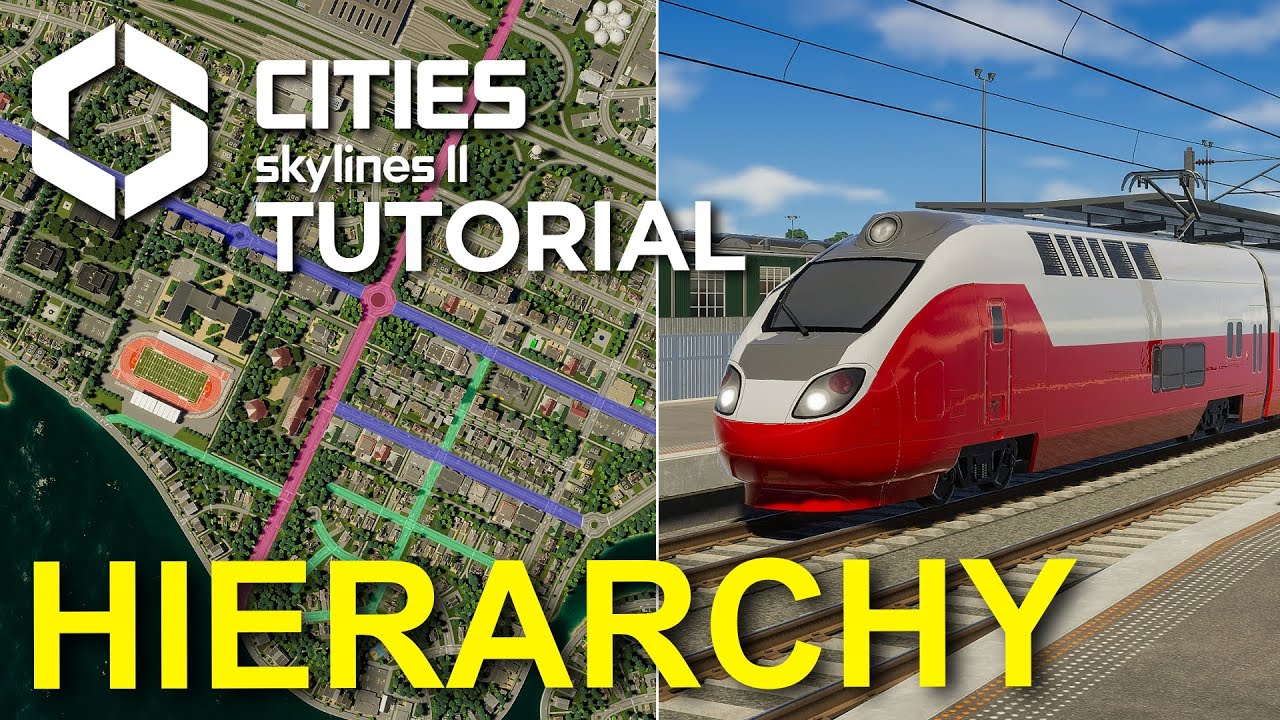 Road & Mass Transit Hierarchy in Cities Skylines 2 | Tutorial - YouTube