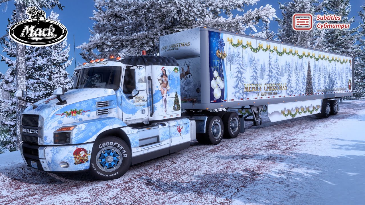 Merry Christmas and Happy New Year: Mack + trailer, part 3 of 4. #ATS# ...