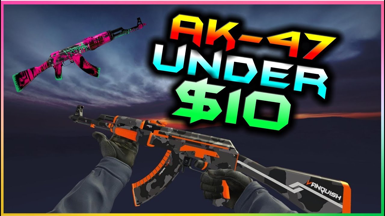 Top 10 AK-47 Skins Under $10 - CS:GO (2020) - YouTube
