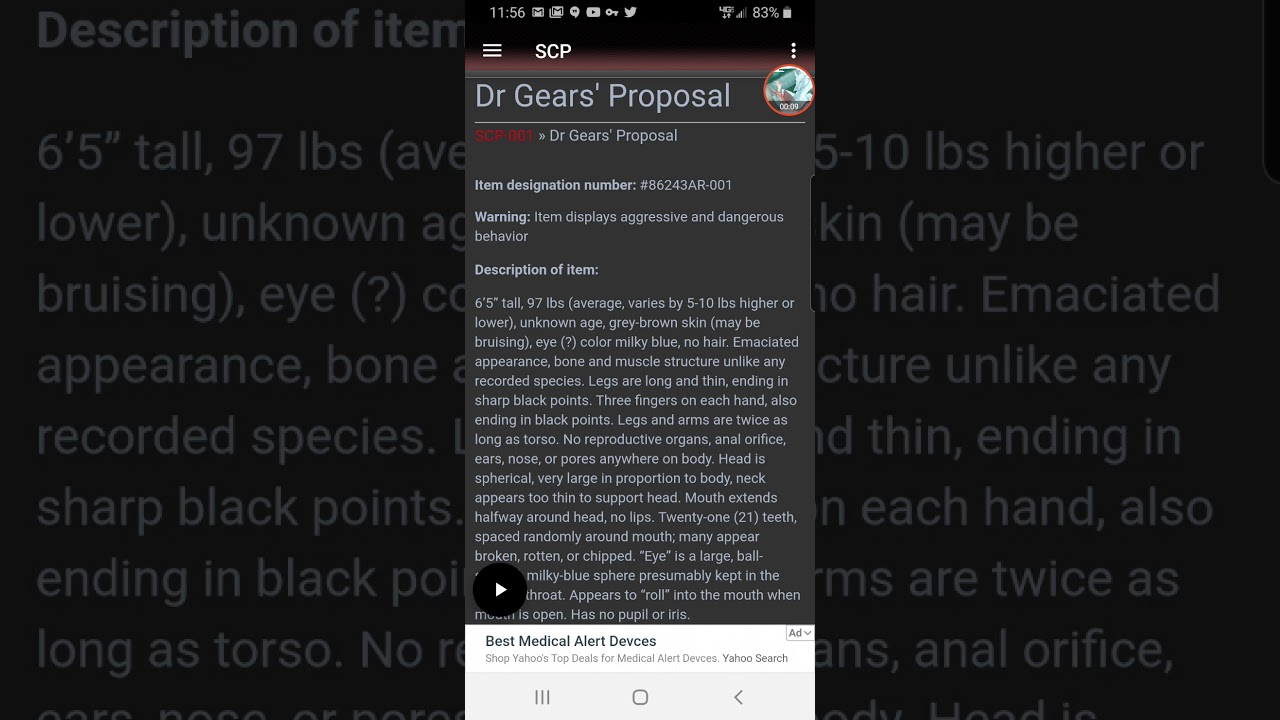 SCP-001: The Prototype reading - YouTube