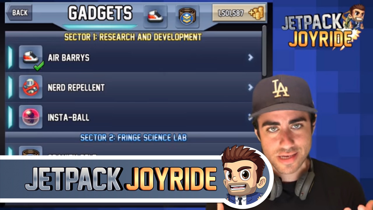 Touchables - Jetpack Joyride Items and Boosts - YouTube