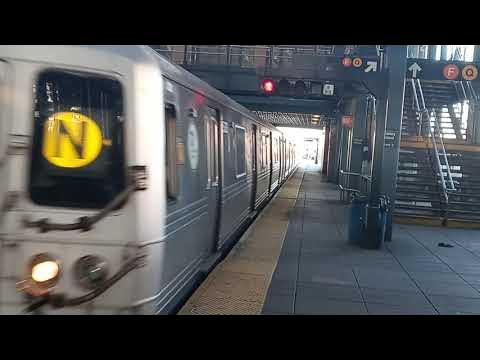 MTA NYCT Subway: Pullman Standard R46 (N) Train At Coney Island - YouTube
