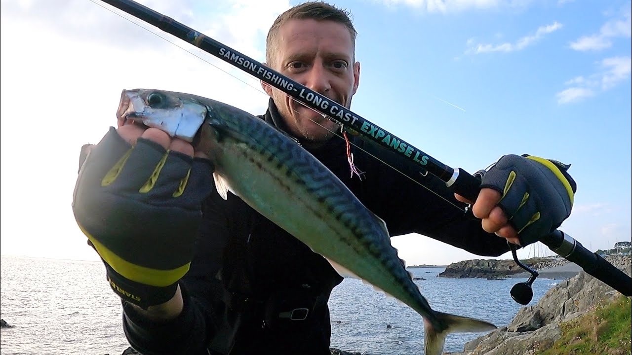 MACKEREL FISHING | SAMSON LONGCAST | CATCH & COOK - YouTube