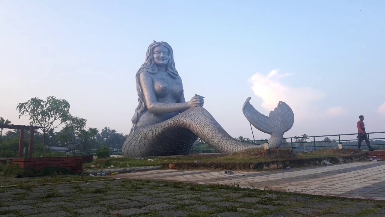 Mermaid Statue in Kayamkulam - YouTube