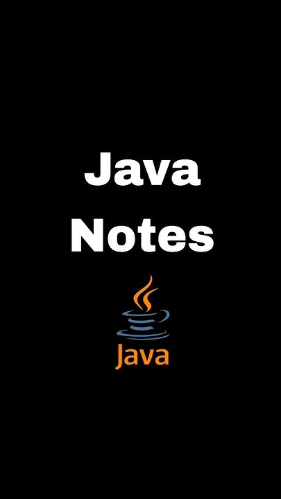Java Notes #shortviral#shortsvideo#trending#java #notes#learning - YouTube