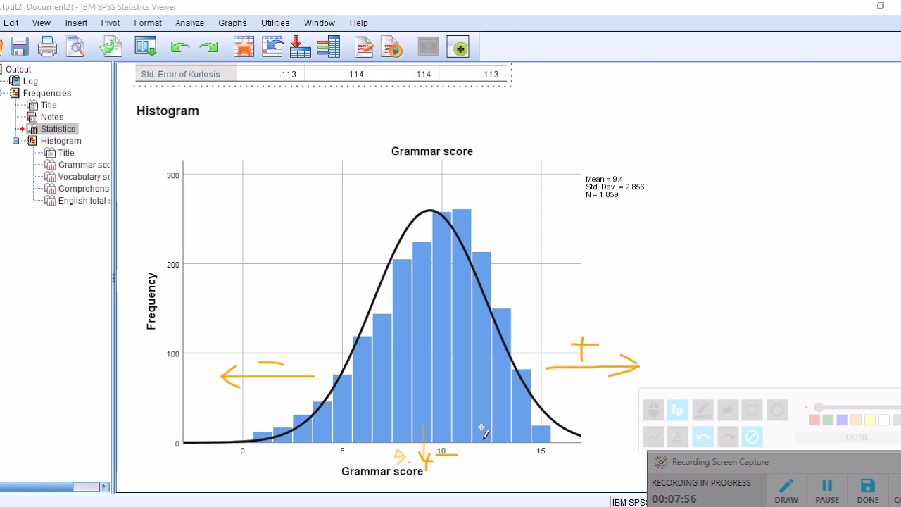 Mean, mode, median, and normality - YouTube