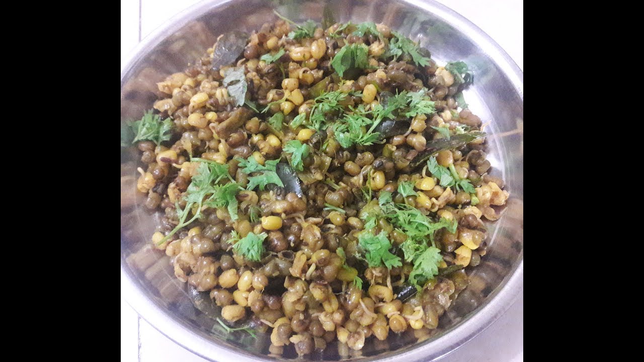 Moong sprouts sabji | matki ki sabji | अंकुरित मूंग | sprouts curry ...