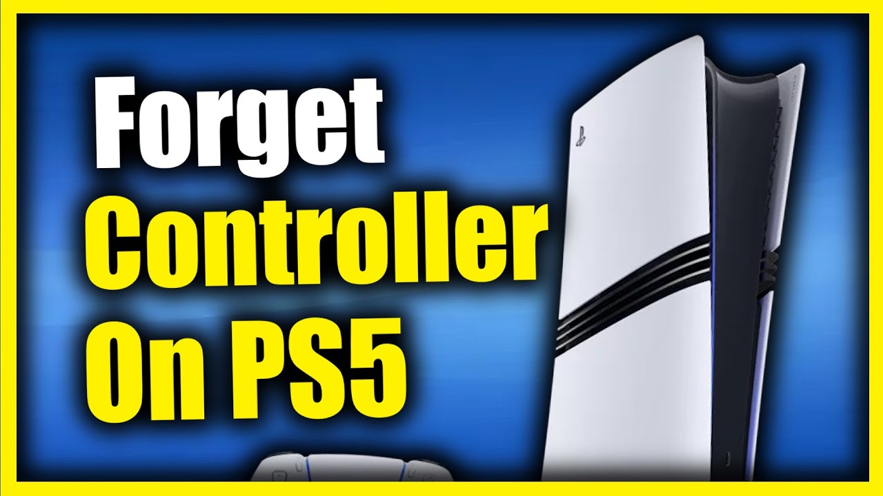 How to Forget Controller & Remove it from PS5 Console (Easy Tutorial ...