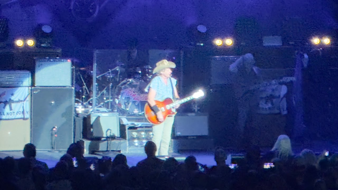 Ted Nugent Final Tour Wang Dang Sweet Poontang - YouTube