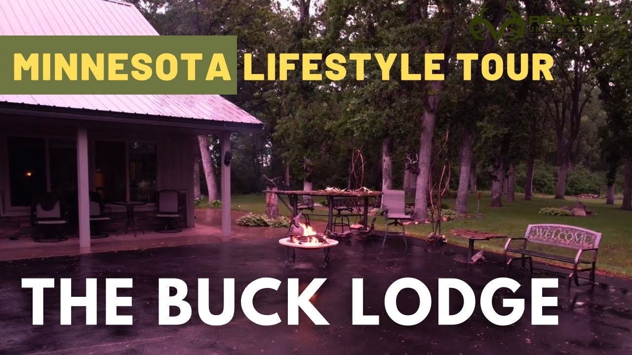"The Buck Lodge" | A Minnesota Hunting & Lake Life Property Tour! - YouTube