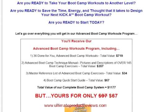 Advanced Boot Camp Workouts - YouTube