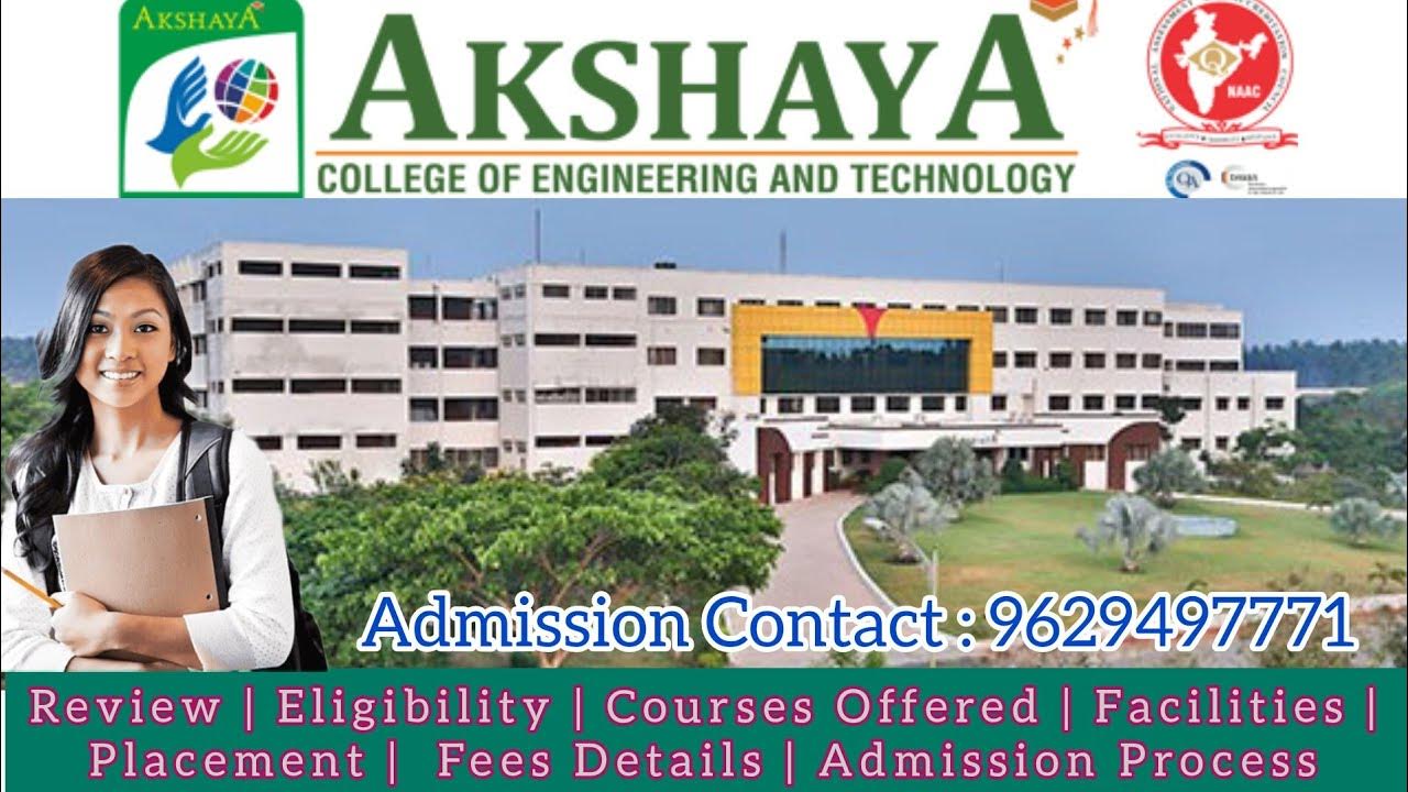 Akshaya College of Engineering and Technology Coimbatore|Review|Courses ...