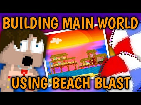 Building A Main World With Beach Blast | Growtopia Summerfest - YouTube
